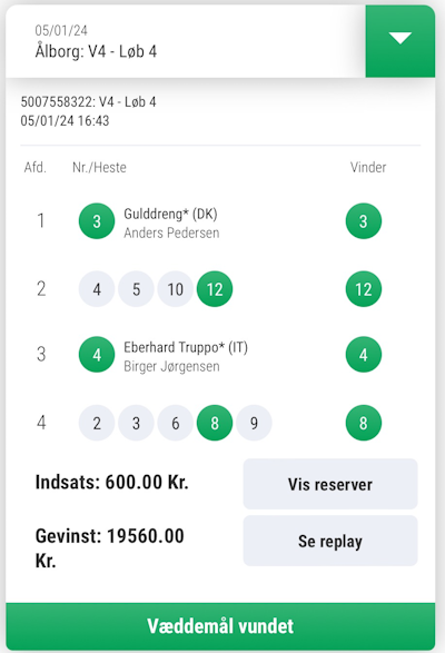 Endnu en fin V4-gevinst i Skive | TRAVSERVICE