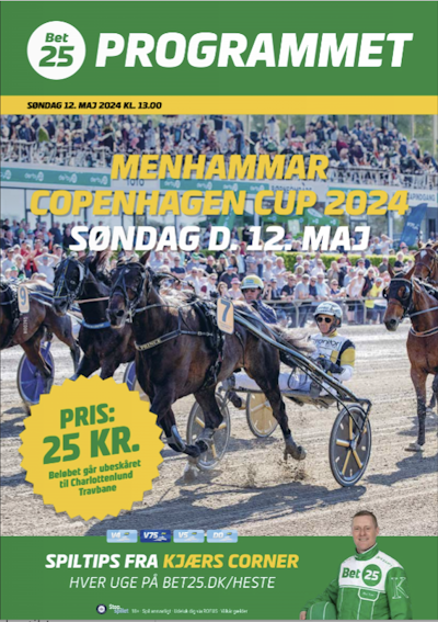 Baneprogrammet til Copenhagen Cup-dagen | TRAVSERVICE