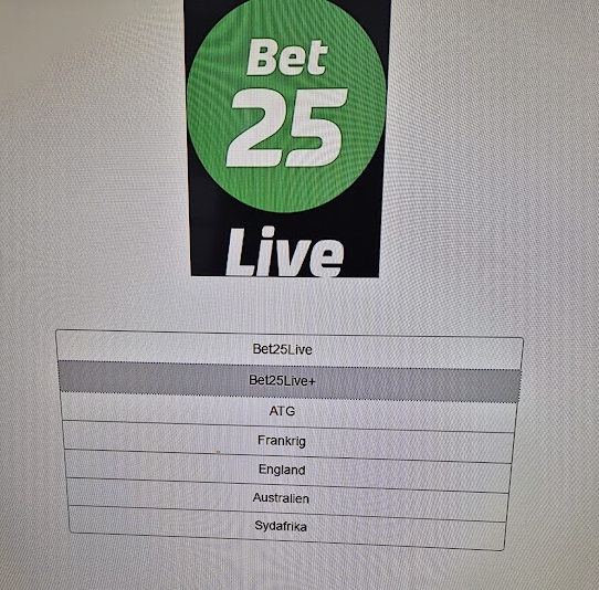 Ny TV-kanal hos Bet25 på vej | TRAVSERVICE