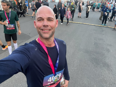 Bo Westergaard løb halvmarathon lørdag – søndag kører han i Copenhagen ...