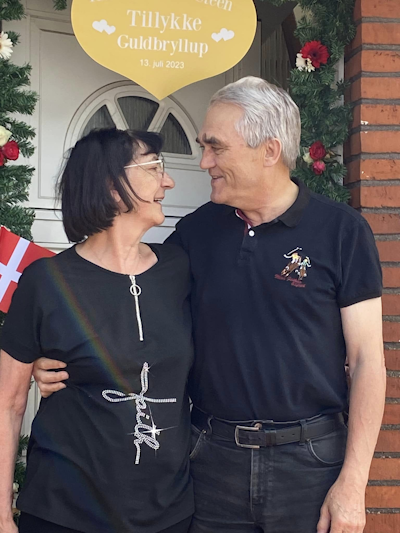 Guldbryllup: Kirsten og Steen Juul | TRAVSERVICE