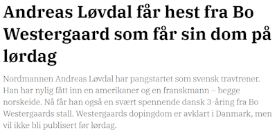 Bo Westergaard-sagen: Fortsat ingen afklaring » TRAVSERVICE